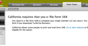 California SMLLC Formation Tax Filing Guide 568 – Service Alliance INC